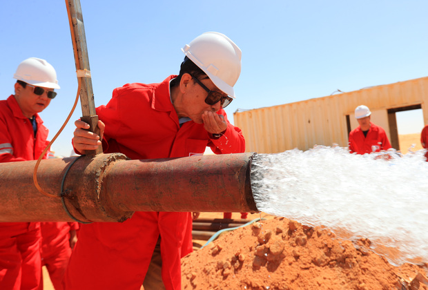 EGYPT-NEW VALLEY-CHINESE COMPANY-ZPEC-DESERT WELL DRILLING