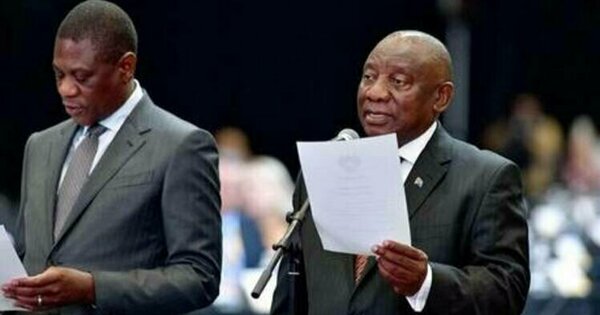 South Africa's ruling party secures national unity government deal with opposition