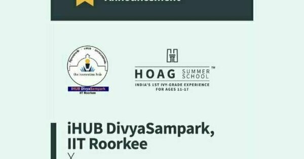 HOAG Partners with iHUB DivyaSampark, IIT Roorkee to Launch India's First Ivy-Grade Summer ...