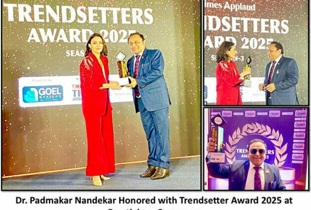 Dr. Padmakar Nandekar Honored with Trendsetter Award 2025 at ...