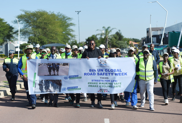 BOTSWANA-GABORONE-UN-ROAD SAFETY WEEK-MARCH