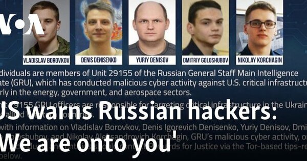 US warns Russian hackers: 'We are on to you'