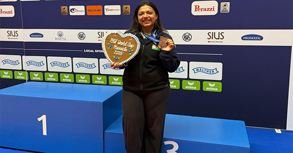 Sift Kaur Samra wins women's 3P bronze, her 2nd in two years in Munich