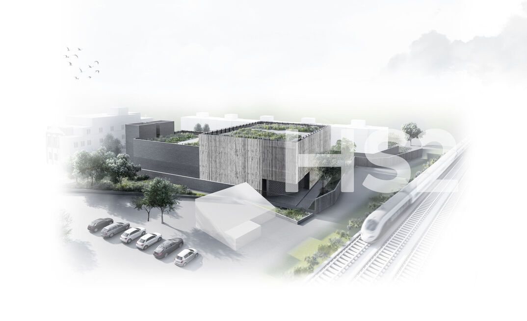 Designs for HS2 Canterbury Works vent shaft and headhouse revealed