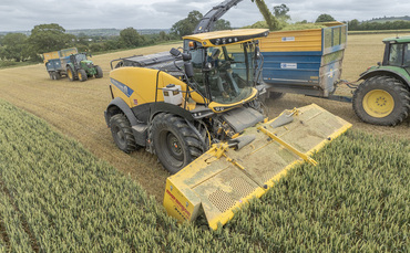 Folding wholecrop header maximises forager capacity | Farm News ...