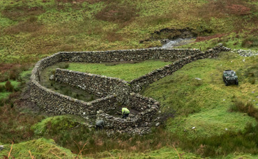Historic sheep pen restored to former glory in the Yorkshire Dales ...