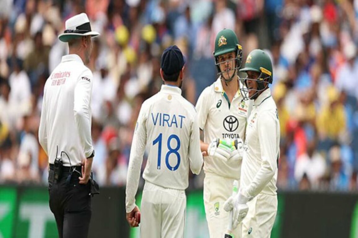 Virat Kohli fined 20% of match fee, awarded demerit point for shoulder ...