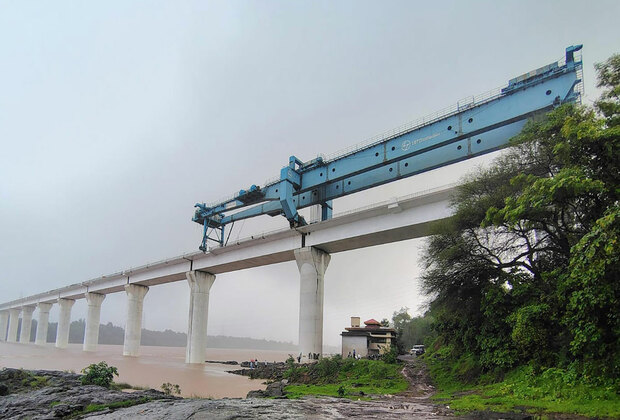 Mumbai-Ahmedabad Bullet Train Corridor: River bridge on Daman River in Gujarat completed