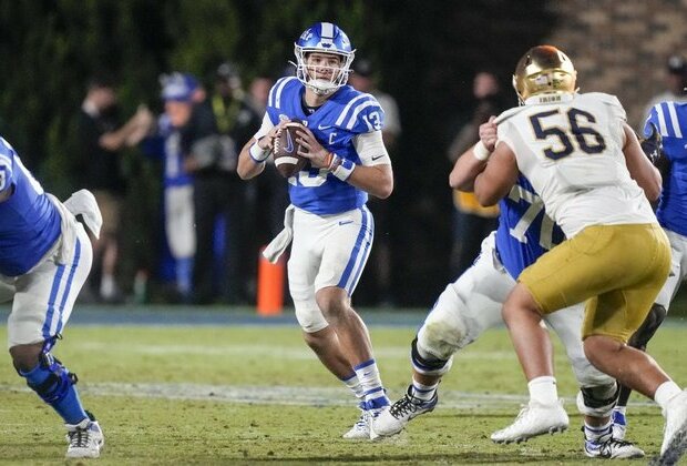 Duke QB Riley Leonard (ankle) day-to-day