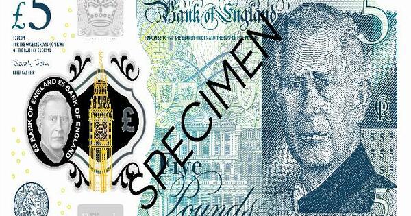 Banknotes with King Charles III's portrait roll out across UK