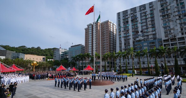 CHINA-MACAO-NATIONAL DAY-FLAG-RAISING CEREMONY (CN)