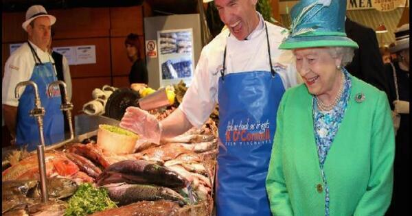 Queen Elizabeth laughed at mother-in-law fish in Ireland