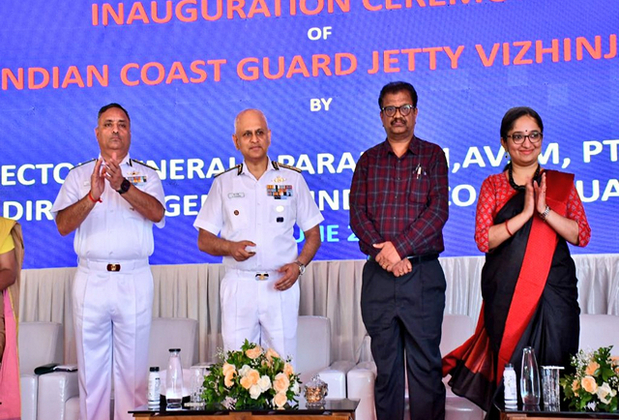 ICG unveils 76.7m advanced berth near Vizhinjam port to enhance Coastal ...