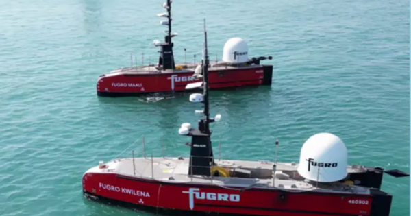 Fugro breaks new ground with remote USV survey for Scarborough pipeline