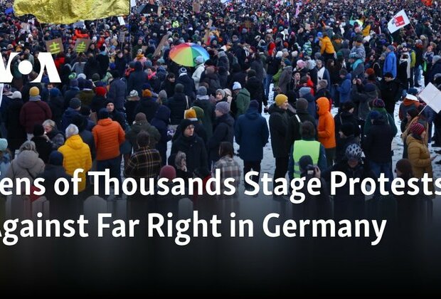 Tens of Thousands Stage Protests Against Far Right in Germany