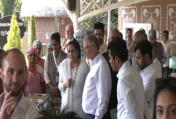 Gujarat: Microsoft co-founder Bill Gates enjoys regional food in Narmada