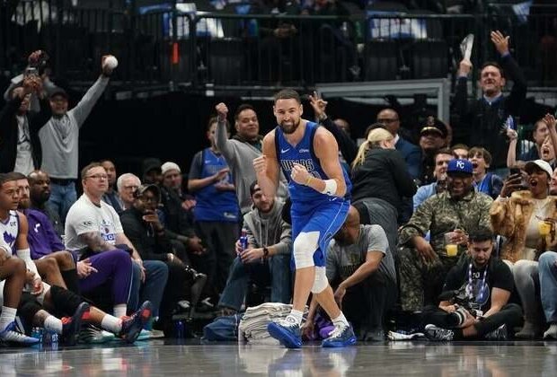 Klay Thompson drains 6 treys as Mavericks thrash Jazz