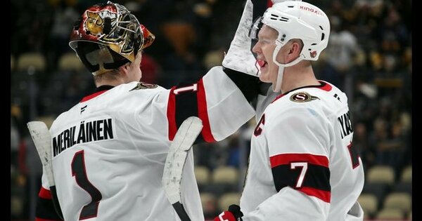 Senators end Stars' seven-game winning streak