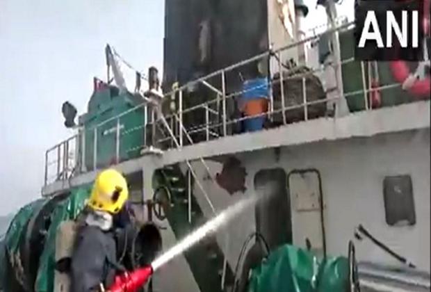 Indian Navy carries out firefighting, rescue operation on Palau-flagged ...