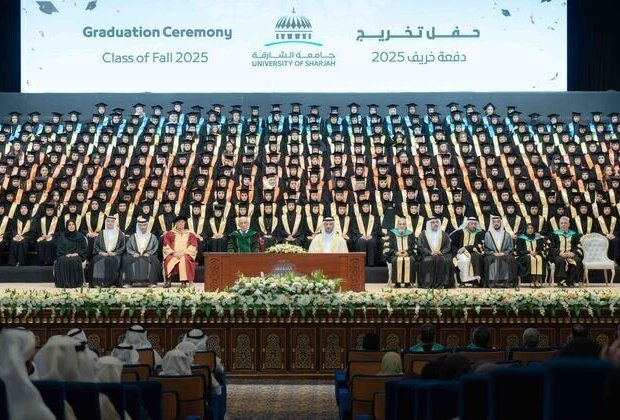 Sultan bin Ahmed attends UOS Fall 2025 women graduation ceremony