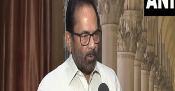 "Congress must stand with nation": BJP leader Mukhtar Abbas Naqvi on ...