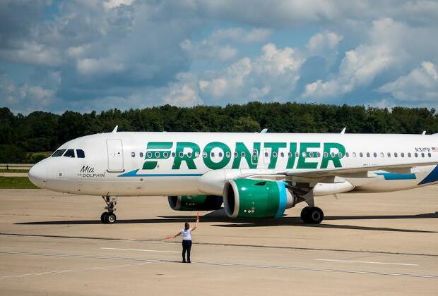 Authorities probe Frontier Airlines plane landing with engine on fire