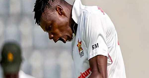 Zimbabwe fast bowler blessed with rapid rankings rise