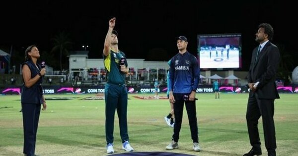 T20 WC: Mitchell Marsh-led Australia win toss, opt to field against Namibia