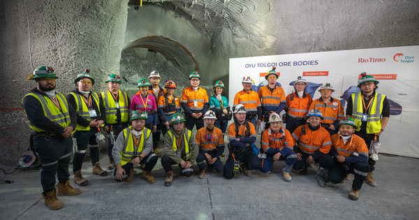 Oyu Tolgoi underground produces first ore