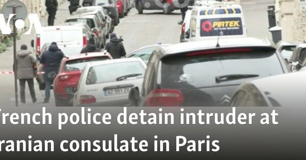 French police detain intruder at Iranian consulate in Paris