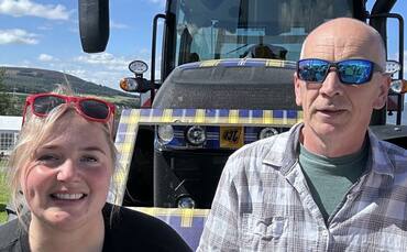 Scottish farmer with MND to raise funds in iconic tartan tractor for ...