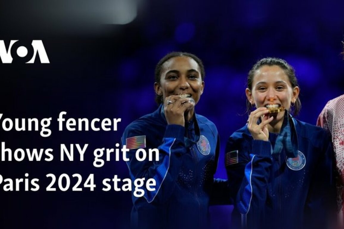 Young fencer shows NY grit on Paris 2024 stage