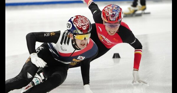(SP)CHINA-BEIJING-SHORT TRACK-ISU WORLD TOUR-MEN'S 5000M RELAY (CN)