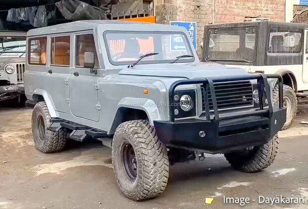 Mahindra Bolero Modified To Look Like Land Rover Defender