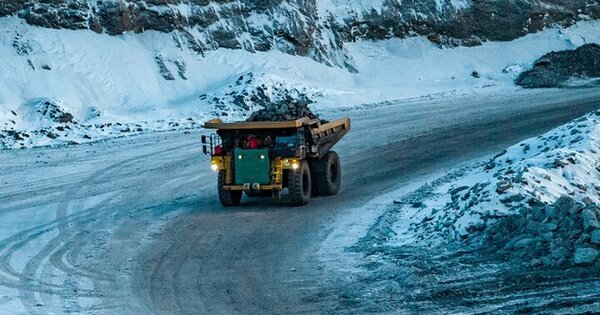How the Arctic coal open pit mine operates in Vorkuta