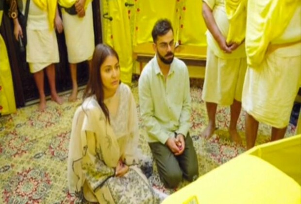 Virat Kohli, Anushka Sharma seek blessing at Premanand Maharaj's ashram in Vrindavan