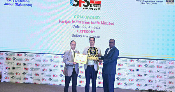 Parijat Industries' Unit 2, Ambala Receives Gold Award at the 23rd ...