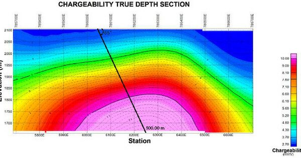 Advance Gold starts drilling large continuous chargeability anomaly