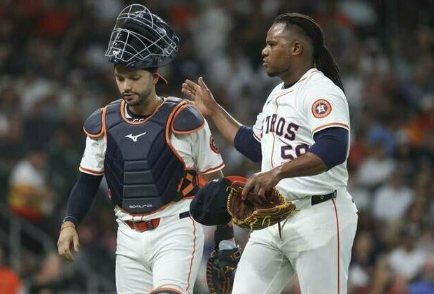 Agent: 'Preposterous' that Framber Valdez intentionally hit teammate with pitch