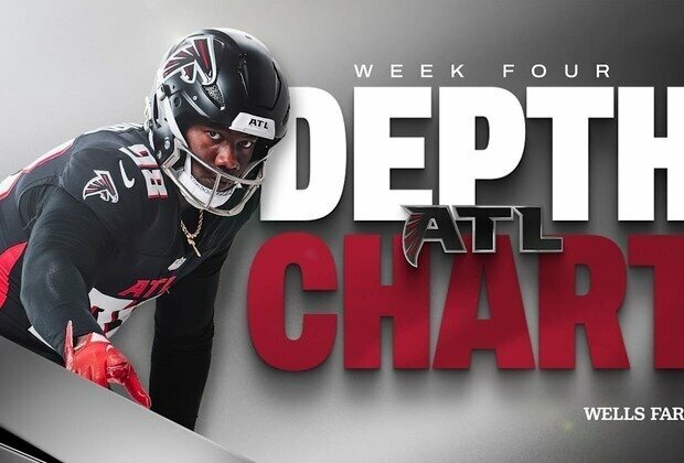 Falcons depth chart released for Week 4 vs. Washington Commanders