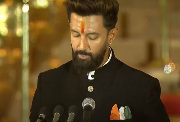 Chirag Paswan takes oath as Minister in PM Modi's cabinet