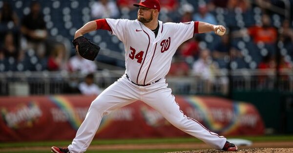 Jon Lester, Nationals host Brewers