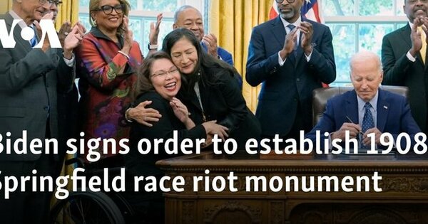 Biden signs order to establish 1908 Springfield race riot monument