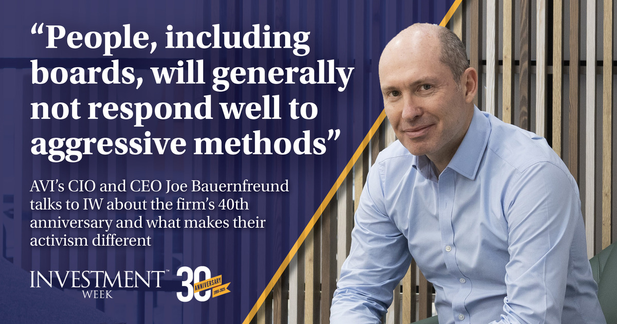 The Big Interview: AVI CEO Joe Bauernfreund on activism without being a ...
