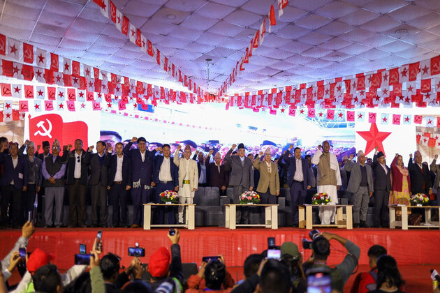 10 Leftist parties merge in Nepal to form "Nepali Communist Party ...