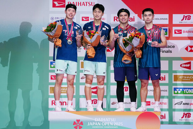 (SP)JAPAN-TOKYO-BADMINTON-JAPAN OPEN 2025-MEN'S DOUBLES-FINAL