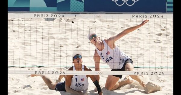 Miles Partain, Andrew Benesh reach beach volleyball quarters