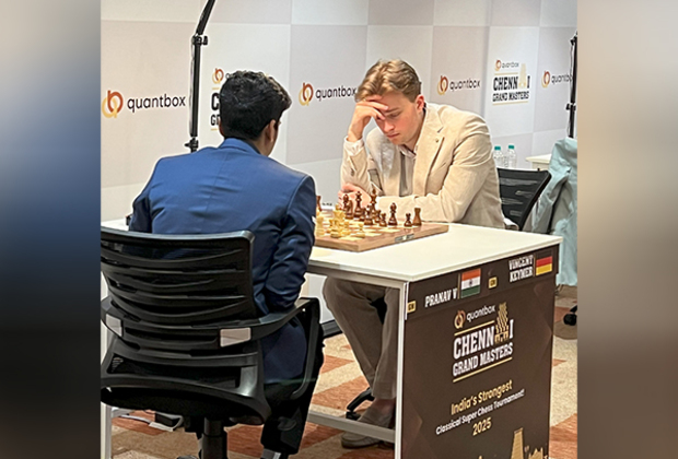 Vincent Keymer takes sole lead; Robson stuns Vidit in round 2 at Quantbox Chennai Grand Masters 2025