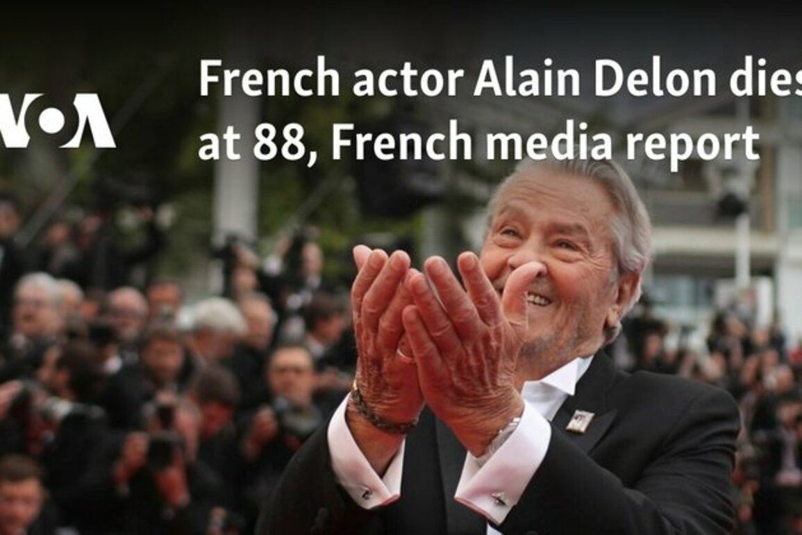 French actor Alain Delon dies at 88, French media report
