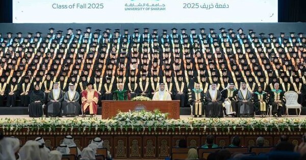 Sultan bin Ahmed attends UOS Fall 2025 women graduation ceremony